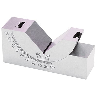 MHC 418-4941 Precision Sine Angle Block 0-60° 90° 1-3/16x2x4", 5/8" ro