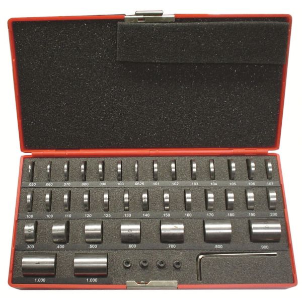MHC 630-4050, 36 Piece, 0.05 to 1", Spacer Block Set Round, 0.0001" To