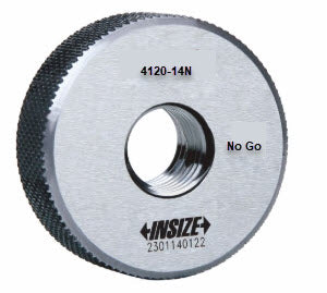 Insize 4120-14N THREAD RING GAGE, 6g, No Go, ISO 1502, M14 x 2 INSIZE