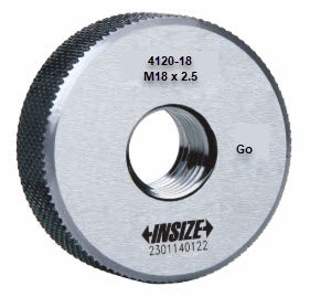 Insize 4120-20 THREAD RING GAUGE, 6g, Go, ISO 1502, M20 x 2.5 INSIZE E