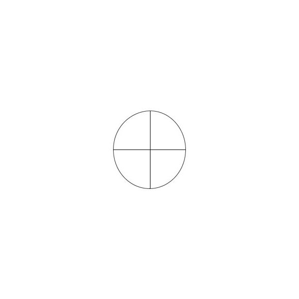 Graticules 01B19206 Reticle Crosslines Pattern : NE8 Description : Cro