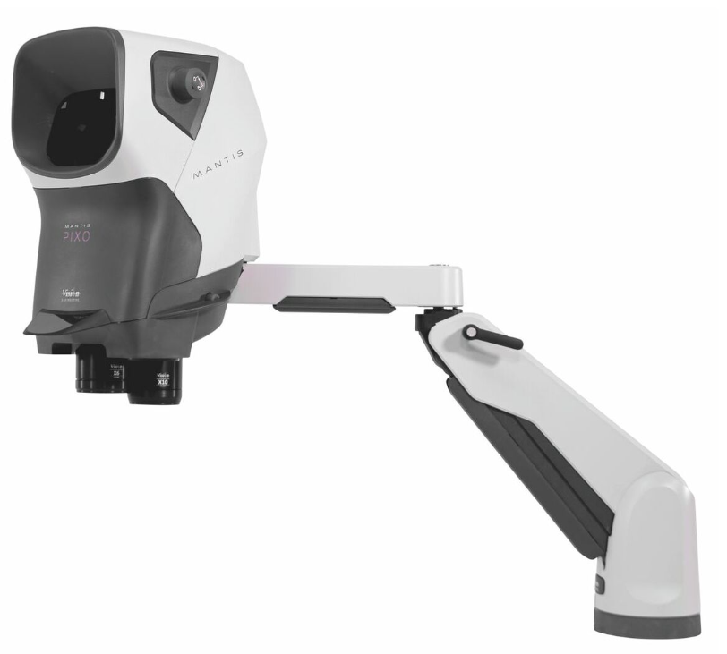 Vision Mantis® stereo viewing system with universal stand and extensio